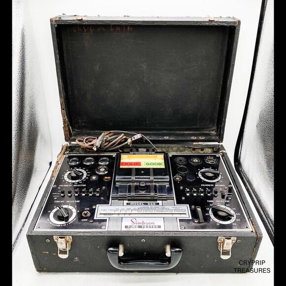 Other | Simpson Tube Tester Model 555 In Orig Hard Case Untested But ...